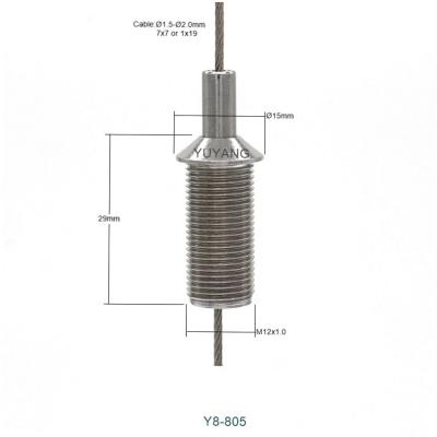 China customized Adjustable Bottom Exit Grippers Steel Rope Aircraft Cable Grippers for sale