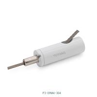 China M4 White Coated Side Exit Gripper 9mm Diameter 1.2mm Applicable For Hanging Track for sale