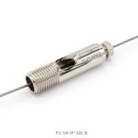 China Mesh Nut Brass Cable Gripper 13mm Diameter Power Feed Grippers 1/4 - 18IPS For Lighting F3-320-S for sale