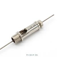 China Nickel Plated Lighting Cable Gripper 2mm With Mesh Safety Nut F3-325 3/8IP Customizable for sale
