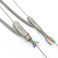 China Nickel Plated Lighting Cable Gripper 2mm With Mesh Safety Nut F3-325 3/8IP Customizable for sale