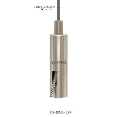 China M5 Thread Grip Lock Cable Grippers Customizable For Lighting Hanging System F3-329 for sale