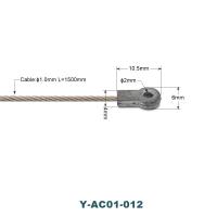 China 1.0 Mm Galvanized Lifting Rope Sling Eye End Terminal Safety Smooth Operation for sale