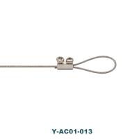 China 1.2mm Flexible Wire Rope Loop Customized Steel Cable With Loops Corrosion Resistance for sale