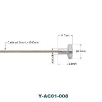 China T Bolt End Steel Wire Rope Sling For Construction And Home Decoration for sale