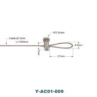 China 1.0mm Galvanized With M3 Screw Clamp For Hanging Lighting Fixtures And Artworks for sale