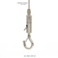 China Adjustable Hook Grippers 54mm Suspended Cable Gripper For Cable Hanging System J5-501-C for sale