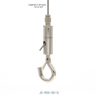 China Adjustable Hook Grippers 54mm Suspended Cable Gripper For Cable Hanging System J5-501-C for sale
