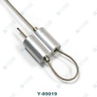 China Silver Wire Rope Gripper 2mm Zinc Alloy Powder Coated Height Adjustable for sale