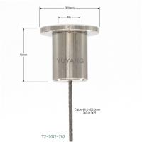 China Adjustable Side Exit Cable Gripper 2mm Stainless Steel Cable M4 Thread for Pendant Lighting Suspension for sale