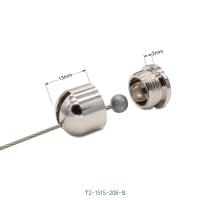 China Brass Suspension Cable Gripper 15mm Heigth Side Exit Cable Gripper Corrosion Proof for sale