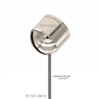 China Brass Suspension Cable Gripper 15mm Heigth Side Exit Cable Gripper Corrosion Proof for sale