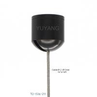 China Tilt Mountable Suspended Ceiling Wire Attachment M4 Rounded Base T2-211 Black for sale