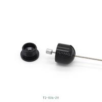 China Tilt Mountable Suspended Ceiling Wire Attachment M4 Rounded Base T2-211 Black for sale