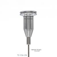 China Metal Suspension Cable Gripper Ceiling Mount Tapered Ceiling Cable Holder For 1.2mm Wire for sale