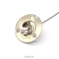 China Three Hole Suspension Cable Gripper Flange Ceiling Attachment For 2.0mm Wire for sale