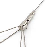 China 4 Legs Copper Side Exit Cable Gripper X6-604 10mm Diameter Wire Rope Gripper for sale