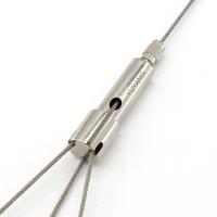 China Three Way Wire Cable Grippers 2.0mm Safety For Signs And Decorations X6-605-S for sale