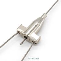 China Y Type Griplock Cable Gripper Adjustable 2 Wire X6-606 11.5mm Diameter 28mm Height for sale