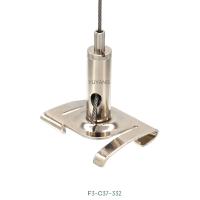 China Customized T Bar Attachment Clip For Suspended Grid Track Lighting F3-332 for sale