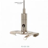 China Customized T Bar Attachment Clip For Suspended Grid Track Lighting F3-332 for sale