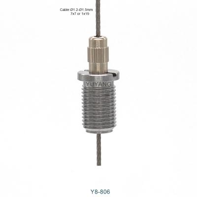China Knob Type Adjustable Cable Gripper 1.5mm Wire Rope Gripper For Lighting for sale