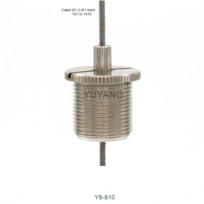 China M16 Nickel Lighting Suspension Cable Grippers 20mm Diameter Suspended Cable Gripper for sale