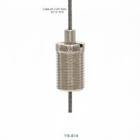 China 3/8-27T Thread Suspension Cable Gripper Open Top Quick Installation Anti Corrosion for sale