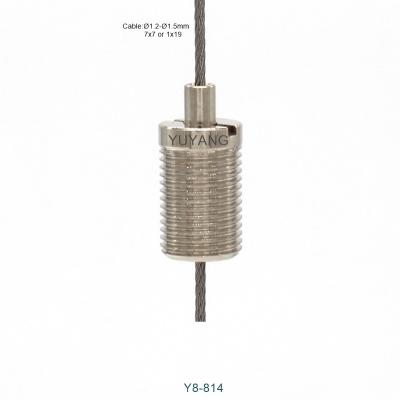 China 3/8-27T Thread Suspension Cable Gripper Open Top Quick Installation Anti Corrosion for sale