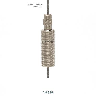 China Customised 3/8-27T Long Thread Cable Looping Gripper Adjustable For Track Lighting for sale