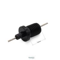 China M8 Thread Black Coated Suspension Cable Gripper Push Button Adjustment For Pendant Lights for sale