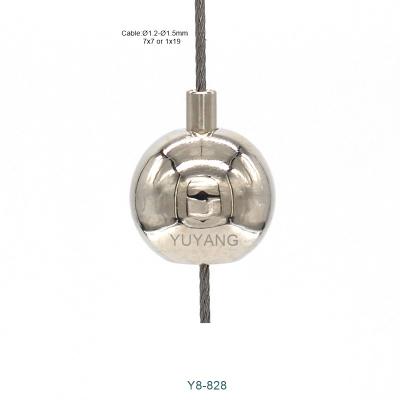 China Ball Shaped Wire Cable Gripper 18mm Diameter Secure Locking And Aesthetic Integration for sale
