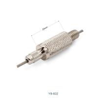 China M6 Diamond Knurled Wire Cable Gripper Self Locking For 1.5mm 1x19mm Wire Rope Lights for sale