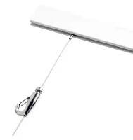 China Adjustable Spring Hook Cable Suspension Kit Gallery Art Frame Wire Suspension Kit for sale