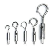 China Adjustable Stainless Steel Wire Rope Hanging System with Brass Snap Hooks for Pendant & Track Lighting for sale