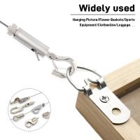 China Manufacturer Hanging Wire Kit Hook Cable Gripper with Fixture Hanger Home Picture Art Gallery Display Cable Kit for sale