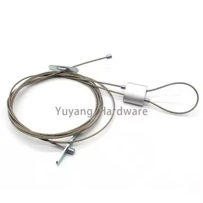 China Factory Price Suspension Wire Rope for Lighting Suspension Hang Kit With Looping Cable Gripper for sale