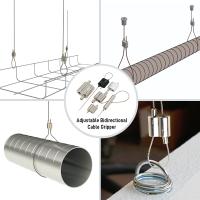 China Factory Price Suspension Wire Rope for Lighting Suspension Hang Kit With Looping Cable Gripper for sale