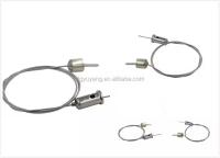 China Factory Price Hanging Kit with Looping Cable Suspension Kit Brass Hanging Kit Steel Wire Gripper for sale