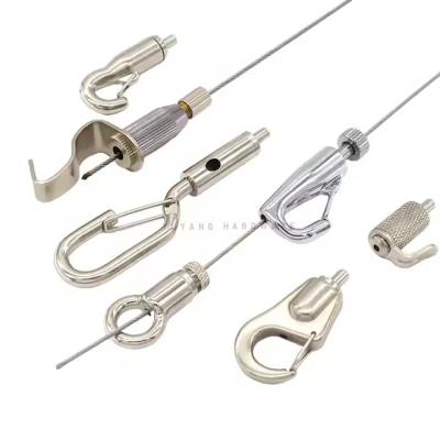China Hot Sales Hook Cable Gripper Adjustable Hanging Wires Kit Suspension Kits for Photos for sale