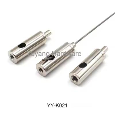 China Factory Price Safety Cable Gripper Suspension Kit with Steel Cable and Wire Rope Clip for Indoor Use for sale