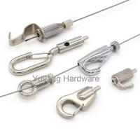 China Factory Price Safety Cable Gripper Suspension Kit with Steel Cable and Wire Rope Clip for Indoor Use for sale