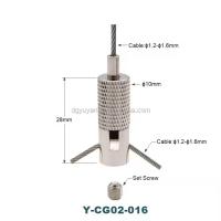 China Factory Price Suspension Cable Gripper Adjustable Cable Gripper Steel Wire Light Hanging Kit with Looping for sale