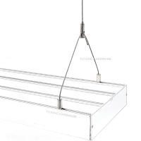China Hot Sales Led Strip Light Cable Gripper Hanging Kit for Lighting Steel Wire Rope Adjustable Hook Cable Gripper Hanging System for sale