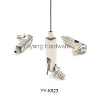 China Track Light Hanging System Suspension Mounting Snap Hook Cable Hanging Kit Screw Ceiling Fixing Light Suspension Set Custom for sale