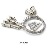 China Dongguan Custom Lighting Accessories Brass Adjustable Hook Cable Gripper for Cable Hanging Kit Hook Cable Gripper Hanging System for sale