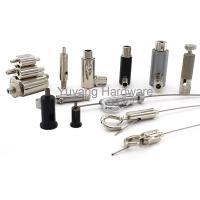 China Dongguan Custom Lighting Accessories Brass Adjustable Hook Cable Gripper for Cable Hanging Kit Hook Cable Gripper Hanging System for sale