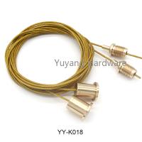 China Most Popular Stainless Steel Hanging Kit with Lighting Suspension Cable Grippers Cable Clips for sale