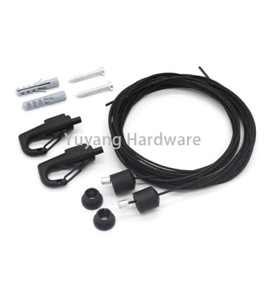 China Hot Sales  Ceiling Hanging Cable Oem Cable Suspension Kit Stainless Steel Hanging Kit for Lighting for sale