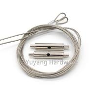 China Hot Sales Stainless Steel Wire Rope Hanging Kit Looping Cable Gripper Ceiling Light Hanging Kit Cable Clips Product Category for sale